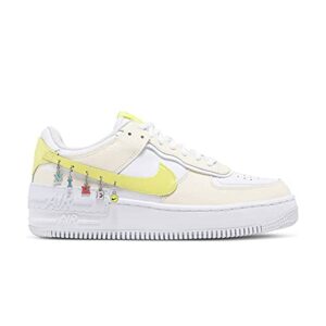 nike women's shoes air force 1 shadow se pale ivory light zitron dj5197-100 (numeric_7)