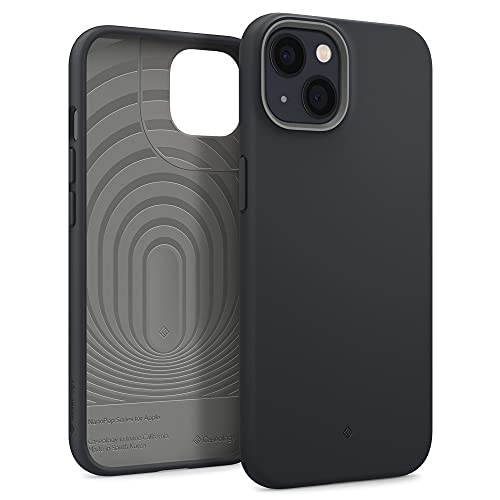 Caseology Nano Pop Silicone Case Compatible with iPhone 13 Mini Case (2021) - Black Sesame