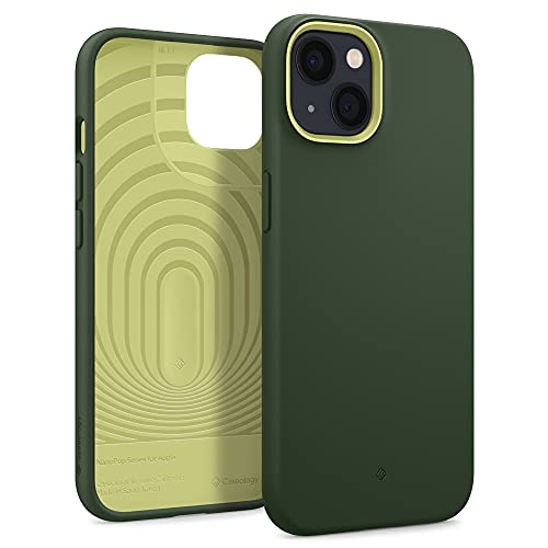 Caseology Nano Pop Silicone Case Compatible with iPhone 13 Mini Case (2021) - AVO Green