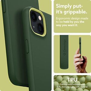 Caseology Nano Pop Silicone Case Compatible with iPhone 13 Mini Case (2021) - AVO Green