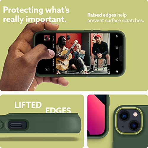 Caseology Nano Pop Silicone Case Compatible with iPhone 13 Mini Case (2021) - AVO Green