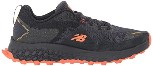 New Balance Men's Fresh Foam X Hierro V7 Running Shoe, Thunder/Vibrant Orange/Vibrant Apricot, 10 Wide