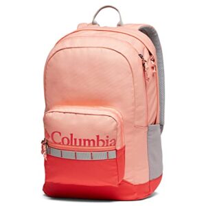 Columbia Unisex Zigzag 30L Backpack, Coral Reef/Red Hibiscus, One Size