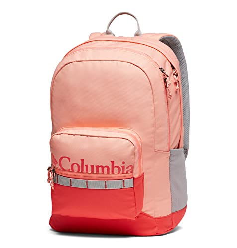 Columbia Unisex Zigzag 30L Backpack, Coral Reef/Red Hibiscus, One Size