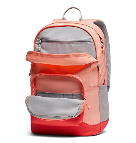 Columbia Unisex Zigzag 30L Backpack, Coral Reef/Red Hibiscus, One Size