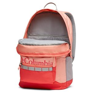 Columbia Unisex Zigzag 30L Backpack, Coral Reef/Red Hibiscus, One Size