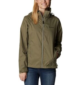 columbia women's switchback iii jacket, stone green, large