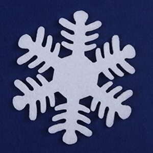 YYCRAFT 20 Felt Snowflake for Christmas Decorations Ornaments 3.5 Inch-White