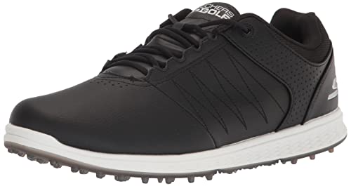 Skechers Men's Pivot Spikeless Golf Shoe, Black, 13