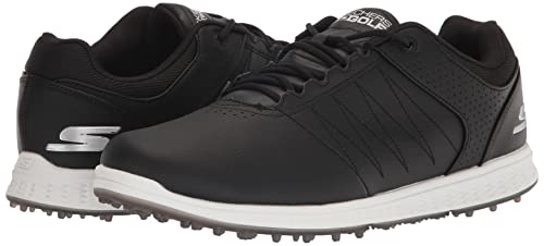 Skechers Men's Pivot Spikeless Golf Shoe, Black, 13