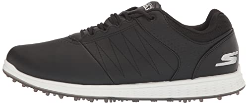 Skechers Men's Pivot Spikeless Golf Shoe, Black, 13