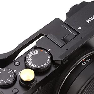 Haoge THB-X4B Thumb Grip for Fujifilm Fuji X-E4 Camera Black