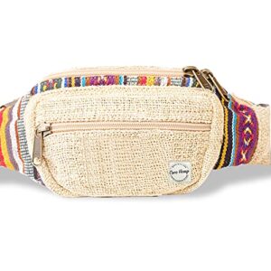 core hemp fanny pack waist hip bag handmade from pure hemp