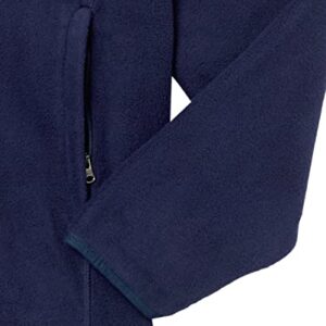 Amazon Essentials Men's Full-Zip Polar Fleece Jacket (Available in Big & Tall), Navy, X-Large