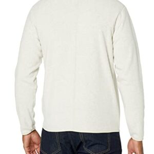 Amazon Essentials Men's Full-Zip Polar Fleece Jacket (Available in Big & Tall), Oatmeal Heather, Large