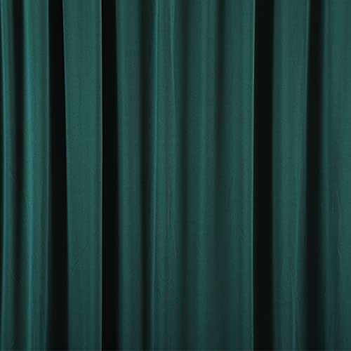 10 ft x 10 ft Wrinkle Free Blackish Green Backdrop Curtain Panels, Polyester Photography Backdrop Drapes, Wedding Party Home Decoration Supplies