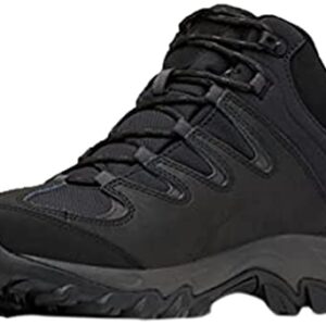 Columbia Men's Buxton Peak Mid II Hiking Shoe, Black/Shark, 12 Wide