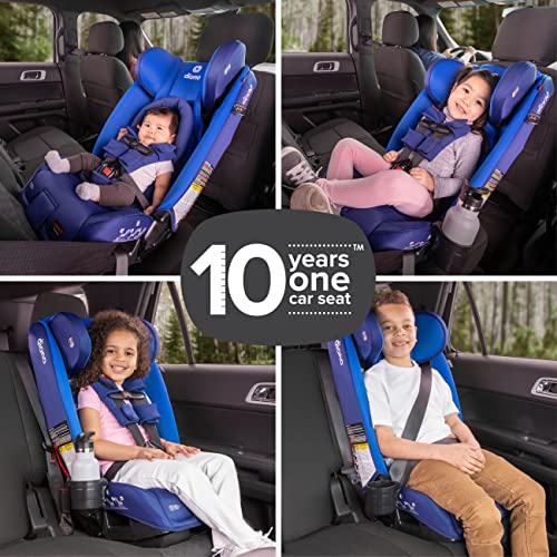 Diono Radian 3RX 3-in-1 Rear and Forward Facing Convertible Car Seat, Adjustable Head Support & Infant Insert, 10 Years 1 Car Seat Ultimate Safety and Protection, Slim Fit 3 Across, Blue Sky