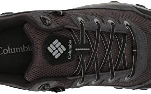 Columbia Men's Valley Pointe Waterproof Hiking Shoe, Shark/Monument, 11.5 Wide