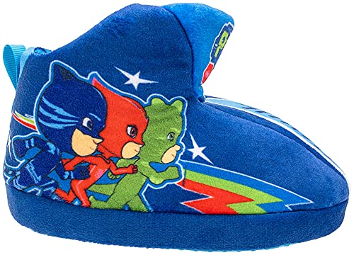 PJ Masks Boy's Slipper Bootie, Hero Trio With Stipple Outsole, Todder Boy's Size 5/6