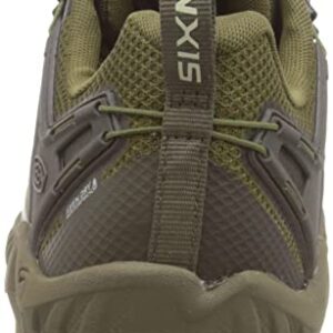 KEEN Men's NXIS Evo Low Height Waterproof Fast Packing Hiking Shoes, Dark Olive/Black Olive, 11