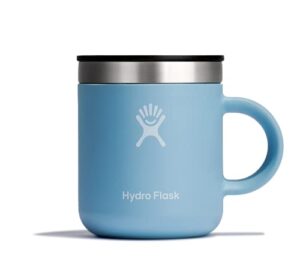 hydro flask mug - stainless steel reusable tea coffee travel mug rain - vacuum insulated, bpa-free, non-toxic(rain)