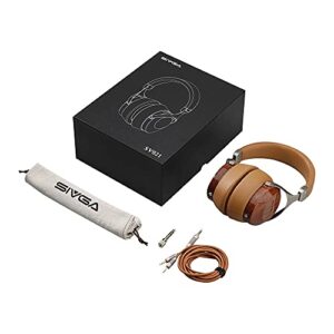 SIVGA SV021 Robin Classic Rosewood Wooden Closed Back Wired Over-Ear Headphone