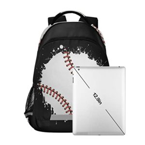 Glaphy Sport Baseball Backpacks Laptop School Book Bag Lightweight Daypack for Men Women Kids Teens