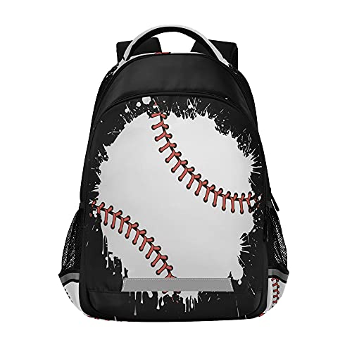 Glaphy Sport Baseball Backpacks Laptop School Book Bag Lightweight Daypack for Men Women Kids Teens