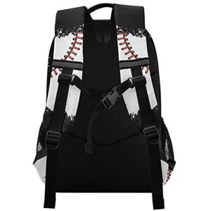 Glaphy Sport Baseball Backpacks Laptop School Book Bag Lightweight Daypack for Men Women Kids Teens