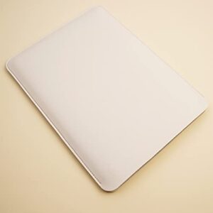 Benfan Slim Laptop Sleeve 13 Inch Compatible with New MacBook Air 13/ MacBook Pro 13 Color White