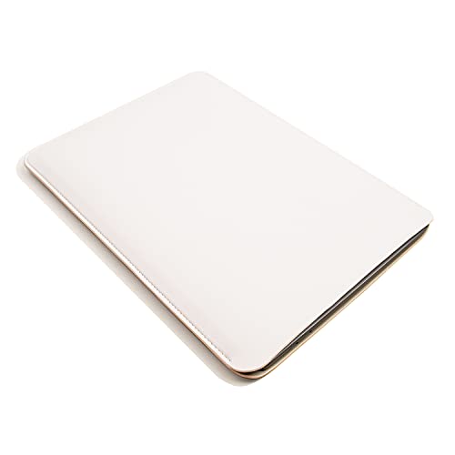 Benfan Slim Laptop Sleeve 13 Inch Compatible with New MacBook Air 13/ MacBook Pro 13 Color White