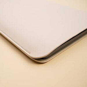 Benfan Slim Laptop Sleeve 13 Inch Compatible with New MacBook Air 13/ MacBook Pro 13 Color White