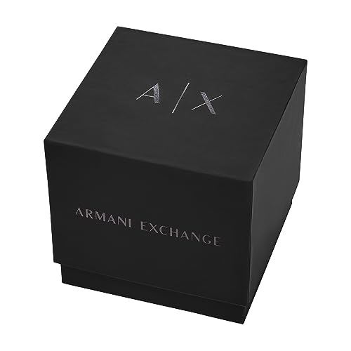 A|X ARMANI EXCHANGE Men's Quartz Watch with Stainless Steel Strap, Gold, 22 (Model: AX1721)