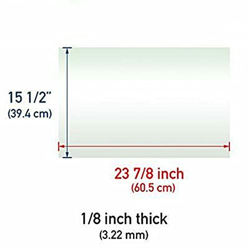 NOOTO 240350608 Crisper Glass Pan Cover Insert for Frigidaire Refrigerator 240350650, 240350643, 240350655, 297012700, 297194400, 241711220, 241711219, 241711270, AH429963, EA429963, PS429963.