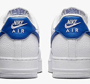 Nike Air Force 1 '07 Lo Mens White/Game Royal-White Size 7.5