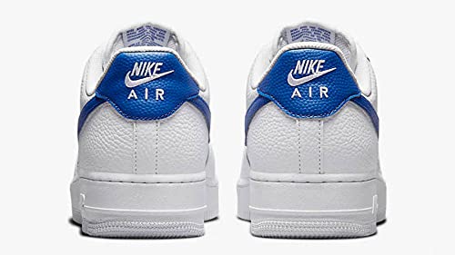 Nike Air Force 1 '07 Lo Mens White/Game Royal-White Size 7.5