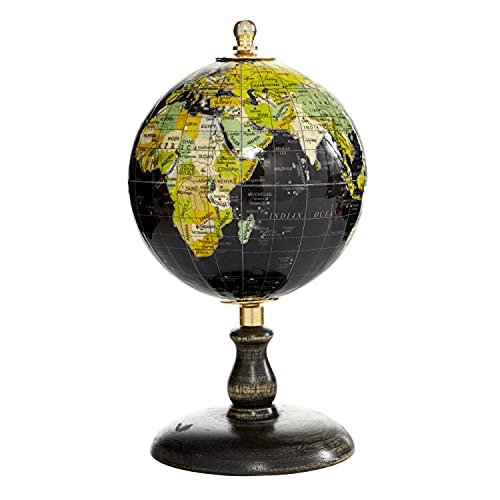 Deco 79 Metal Small Globe, Set of 4 4"W, 7"H, Multi Colored