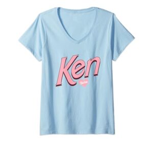 barbie and ken v-neck t-shirt