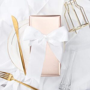 RUSPEPA Rose Gold Metallic Wrapping Paper - Solid Color Matte Paper Perfect for Wedding,Birthday,Christmas,Baby Shower - 17.3 Inches X 32.8 Feet