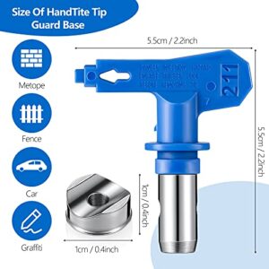 Reversible Nozzles Paint Spray Tips Airless Sprayer Nozzles Spraying Machine Parts in Blue for Homes Buildings Decks or Fences(5 Pieces,211, 313, 415, 517, 623)