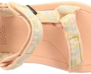 Teva Y Hurricane XLT 2 Sandal, Summer Patchwork Beach Sand, 6 US Unisex Big Kid