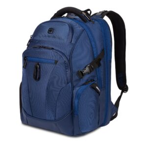 swissgear 6752 tsa friendly scansmart laptop backpack, navy ballistic, 17.75-inch