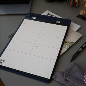 Rocketbook Orbit Legal Pad Letter - Smart Reusable - Black, Lined/Dot-Grid