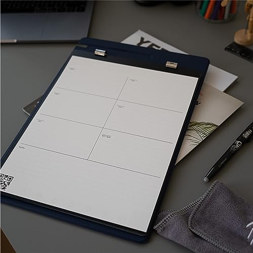 Rocketbook Orbit Legal Pad Letter - Smart Reusable - Black, Lined/Dot-Grid