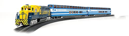 Bachmann Trains - Denali Express Ready to Run Electric Train Set - HO Scale, Prototypical Colors