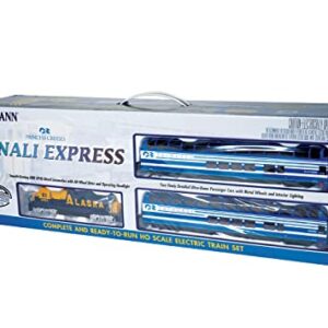 Bachmann Trains - Denali Express Ready to Run Electric Train Set - HO Scale, Prototypical Colors