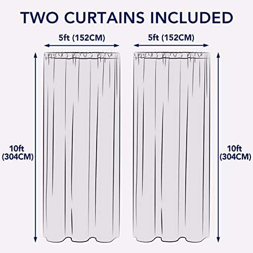 PureFit Green Backdrop Curtains for Parties, Birthday, Photoshoot, Wedding, Pooja – Non Reflective Background Curtains for Decoration, Velvety Soft Long Drapes, 5×10 ft, Set of 2 Panels