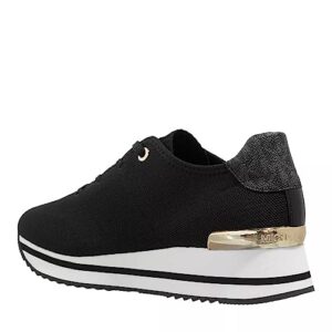 michael kors monique knit trainer black 7.5 m