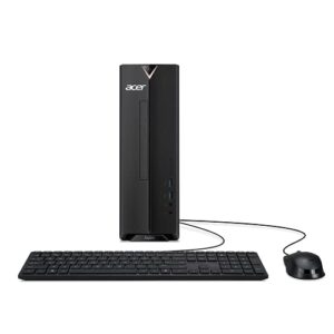 acer aspire xc-830-ua91 desktop | intel celeron j4125 quad-core processor (up to 2.7ghz) | 8gb 2400mhz ddr4 | 256gb nvme m.2 ssd | 8x dvd | wi-fi 5 | bluetooth 4.2 le | windows 10 home